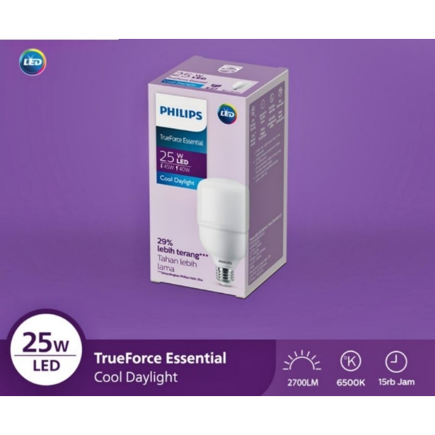 Jual Lampu LED Philips TrueForce Essential 25w 25Watt 25 Watt TFORCE ESS LED 25 W Bohlam Tabung ...