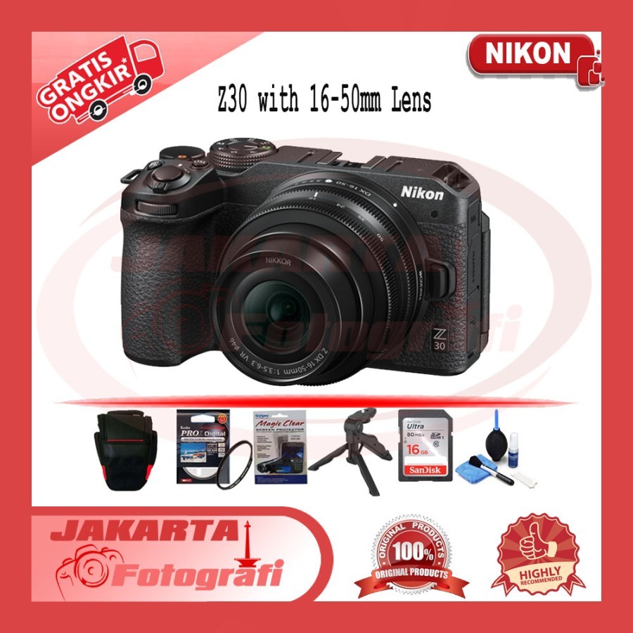 Jual Nikon Z30 Kit 16-50mm Lens Mirrorless Camera | Shopee Indonesia