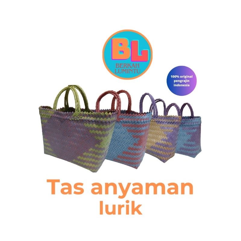 Jual Tas Anyaman Lurik Cocok Untuk Parcel , Hampers ,Tas Pasar STOCK ...