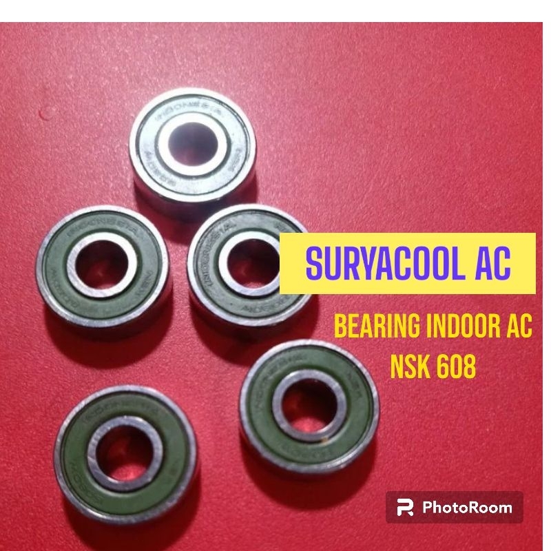 Jual BEARING INDOOR AC NSK 608 BERING KUALITAS BAGUS | Shopee Indonesia