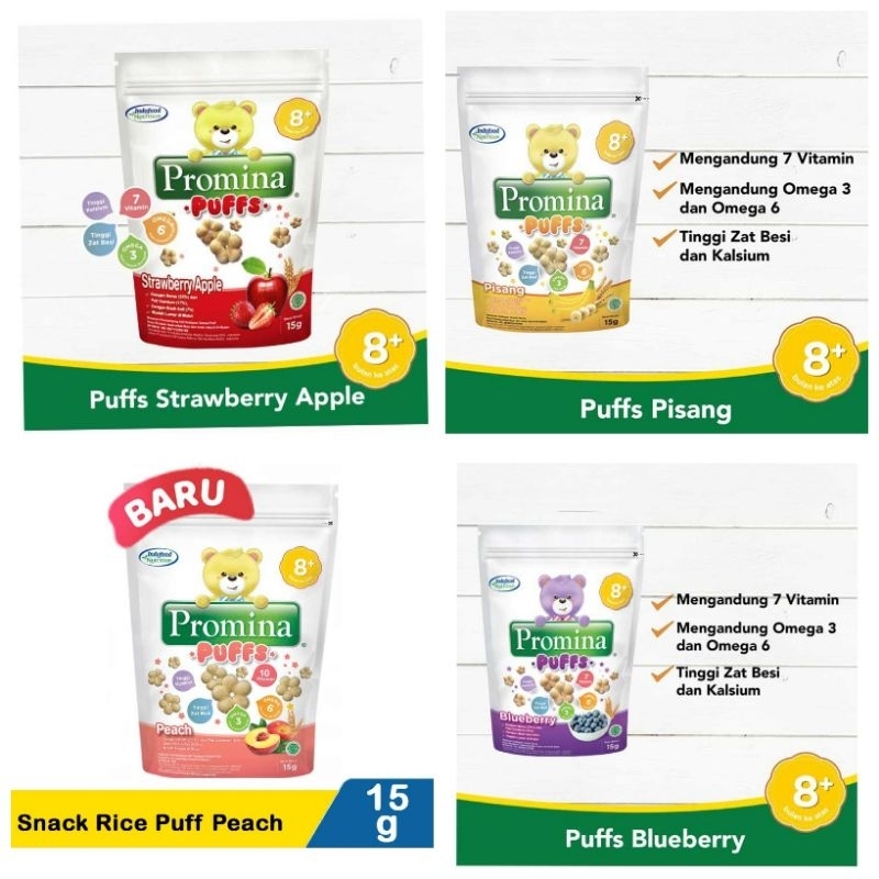 Jual PROMINA Snack Rice Puffs 15gr | Shopee Indonesia
