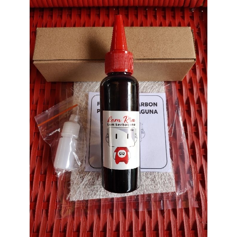 Jual LEM PEREKAT SERBAGUNA LEM TANGKI MOTOR/MOBIL SERAT CARBON FIBER ...