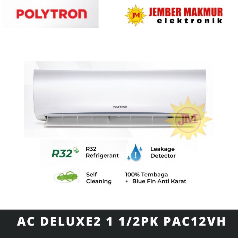 Jual POLYTRON Deluxe 2 AC 1 1/2 PK PAC 12VH - Unit Only | Shopee Indonesia