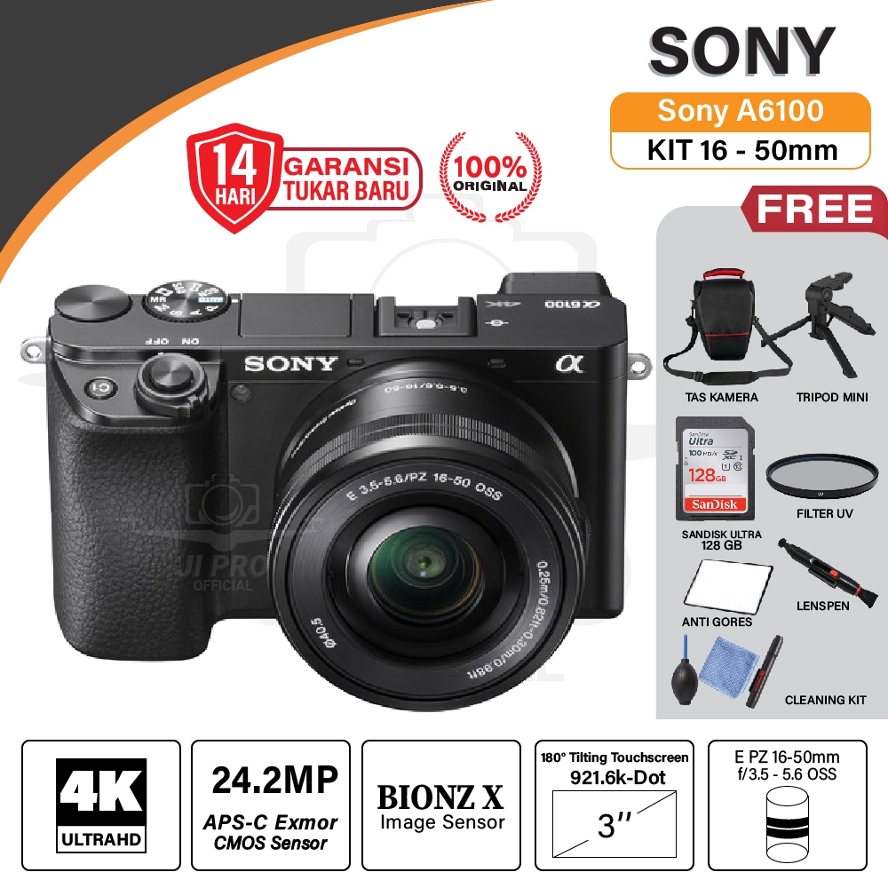 Jual Sony A6100 Kit 16-50mm / Sony Alpha A6100 / Sony Alpha A6100 Kit ...