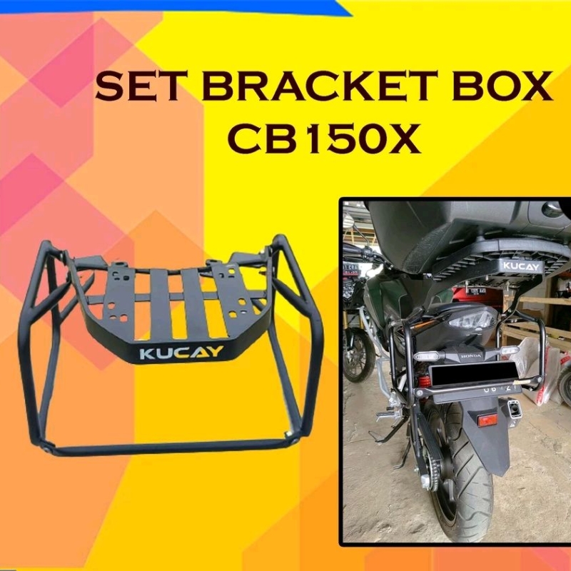 Jual Bracket box atas dan samping Honda CB150X II Kucay CB150x II ...