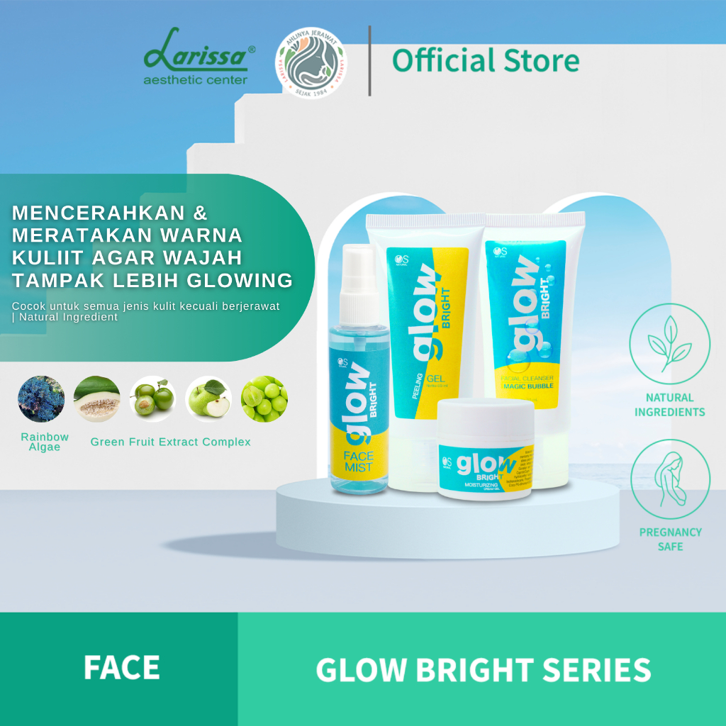 Jual Larissa Glow Bright Series - Paket Skincare Mencerahkan Untuk ...