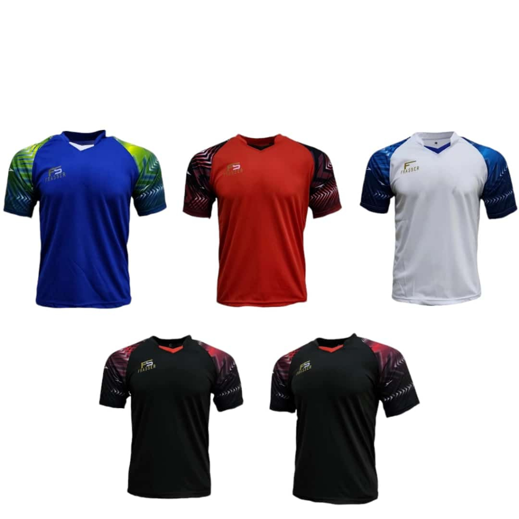 Jual Frasser Kaos Jersey Dry Fit Bulutangkis Badminton Tenis Pingpong Running Lari Jogging Pria ...