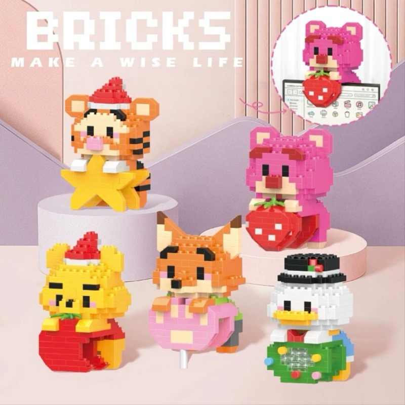 Jual BRICKS NANO BLOCK KARAKTER LUCU UNTUK KOMPUTER | Shopee Indonesia