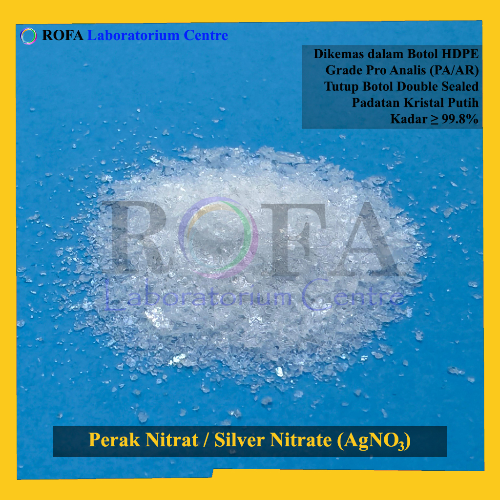 Jual Perak Nitrat / Silver Nitrate / AgNO3 99,8% Pro Analisis Eceran 1 ...