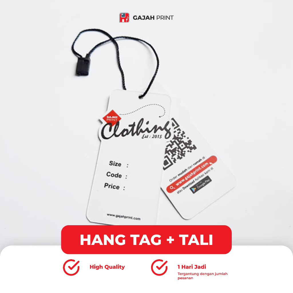 Jual Hang Tag Baju Art Carton 260 - Label Baju - Cetak Hangtag Baju ...