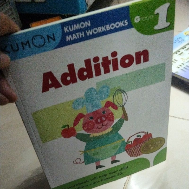 Jual KUMON MATH WORKBOOK Addition Grade 1 KOMON | Shopee Indonesia