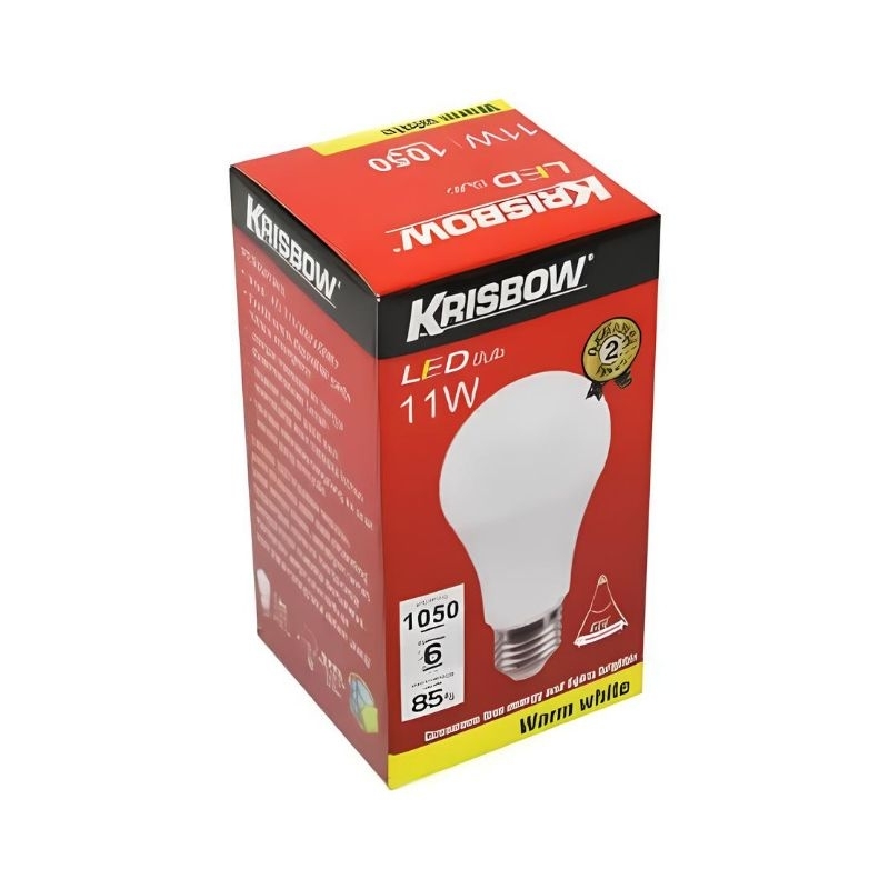 Jual Bohlam LED 11W KRISBOW - PUTIH KEKUNINGAN | Shopee Indonesia