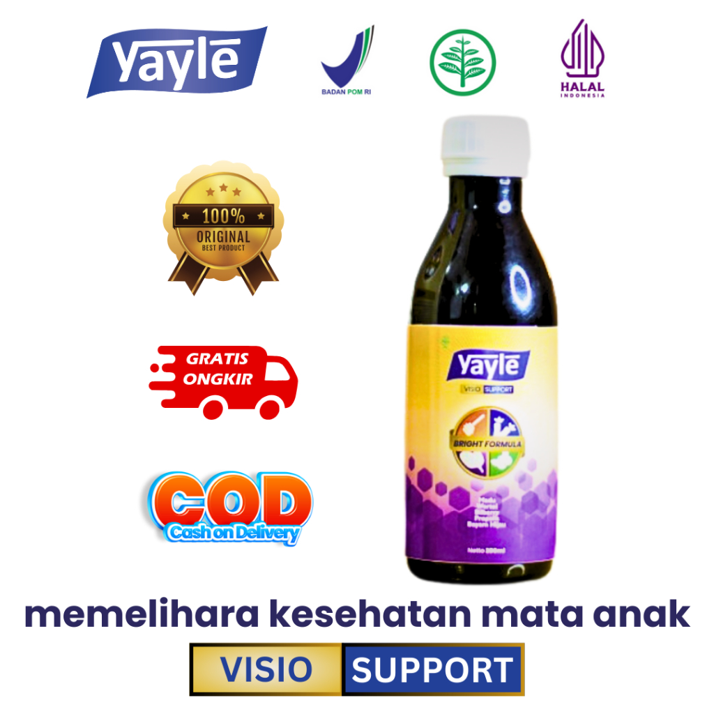 Jual YAYLE VISIO SUPPORT Menjaga Kesehatan Mata Pada Anak | Shopee ...
