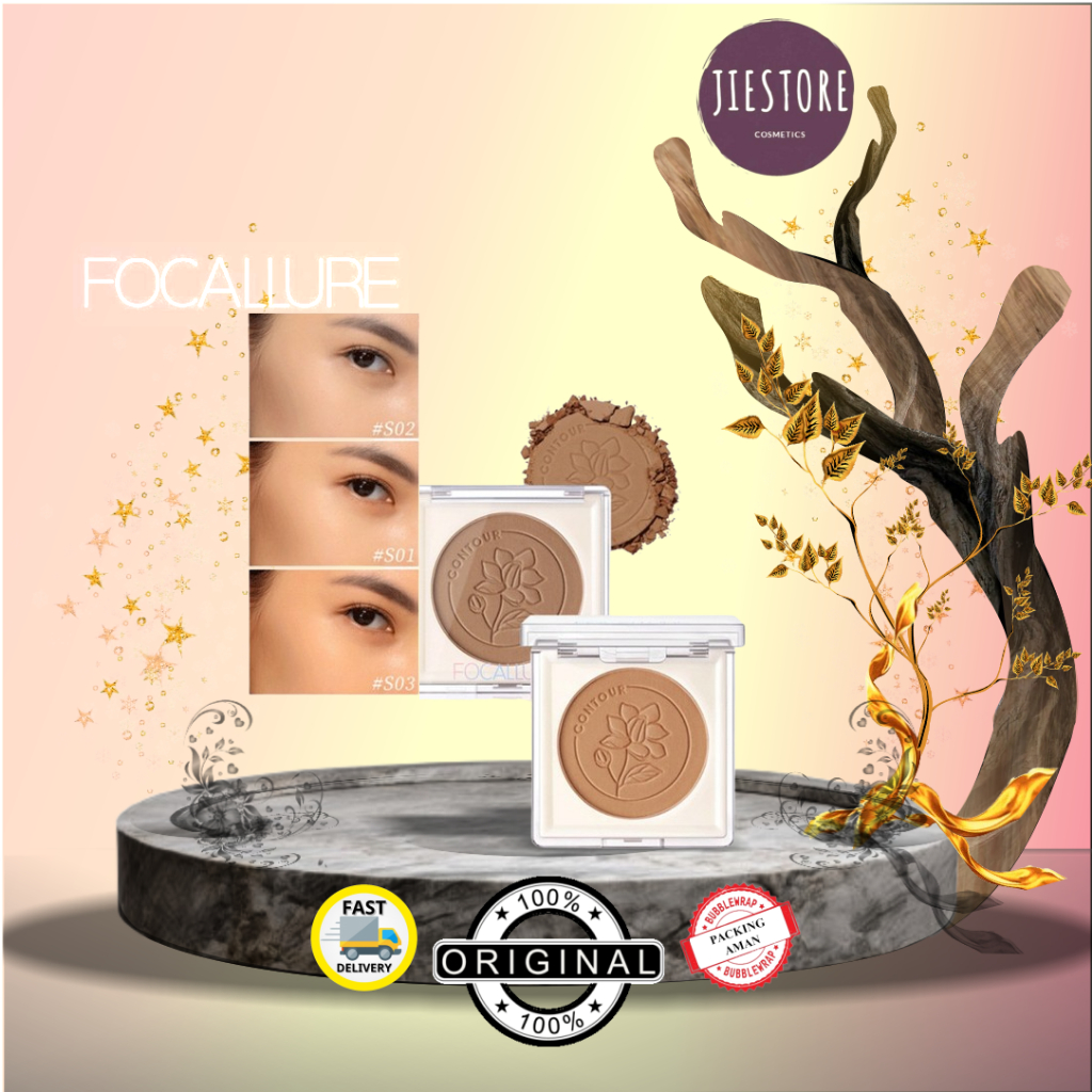 Jual FOCALLURE Full Coverage Powder Contour #JasmineMeetsRose | Shopee ...