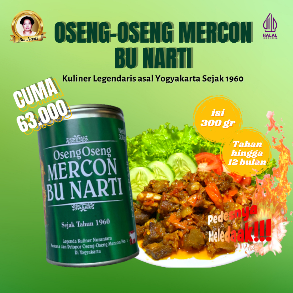 Jual Oseng-Oseng Mercon Bu Narti (Sapi) | Shopee Indonesia