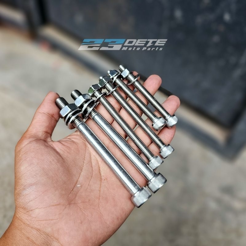 Jual BAUT L STAINLESS STENLIS THE PANGKON MESIN DEPAN TIGER BELAKANG CB GL MP TIGER | Shopee ...