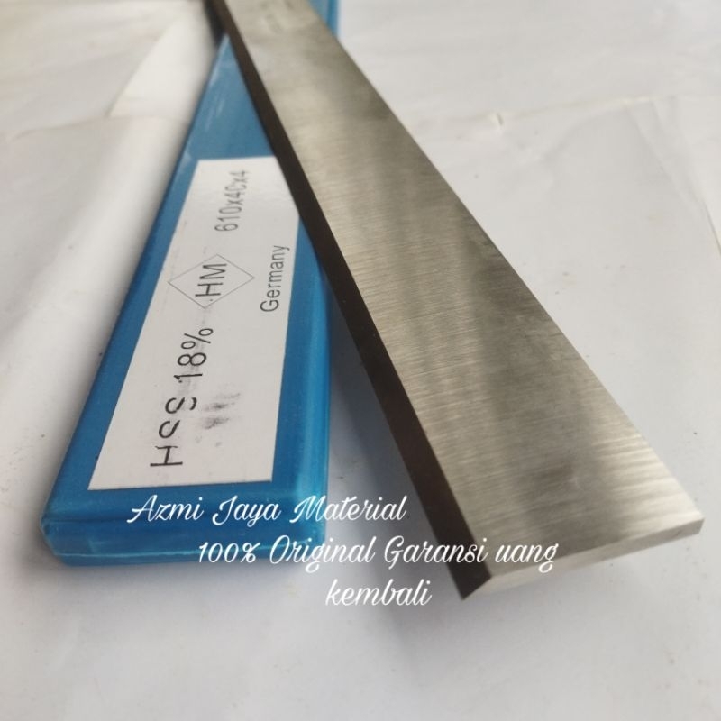 Jual Original Pisau Planer Kayu HSS 610 x 40 x 4 mm Mata Pisau Serut ...
