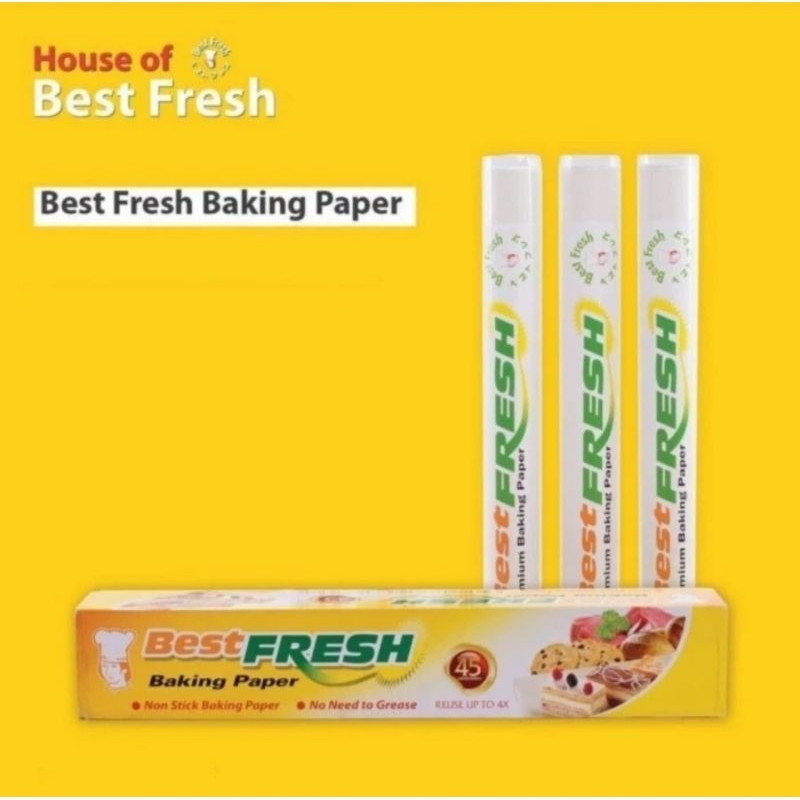 Jual Baking Paper BEST FRESH WHITE BESAR 45x75m Paper Baking Kertas ...
