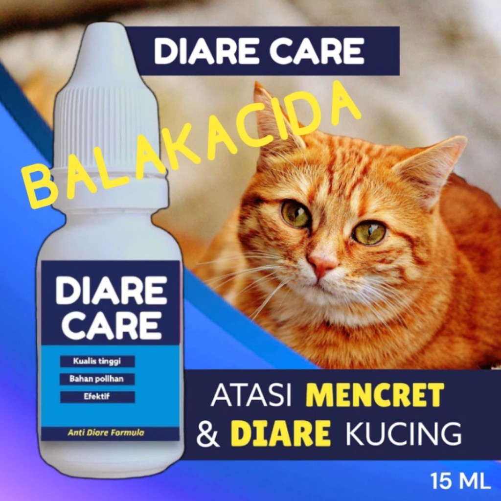 Jual Obat Diare Kucing DIARE CARE Obat Anti Diare Mencret Berak Darah ...
