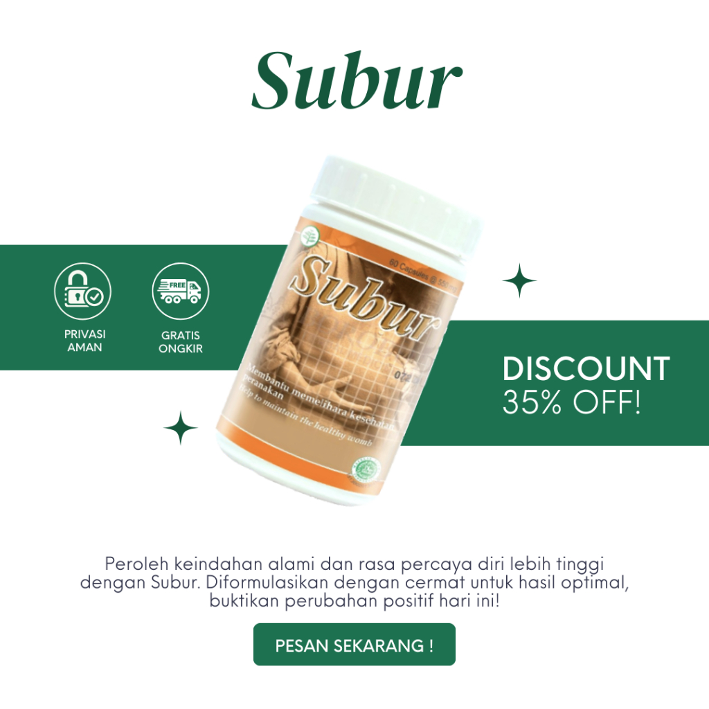 Jual Obat Herbal Penyubur Kandungan terbaik Subur 100 Pil Borobudur ...