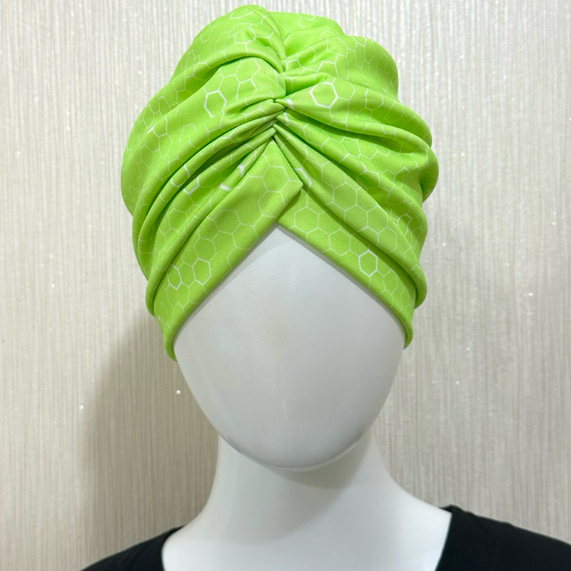 Jual Turban Hijab Instan Instant Fashion Wanita QQinian Warna Hijau ...