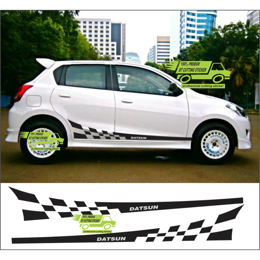 Jual sticker mobil datsun sticker list datsun go sticker cutting ...