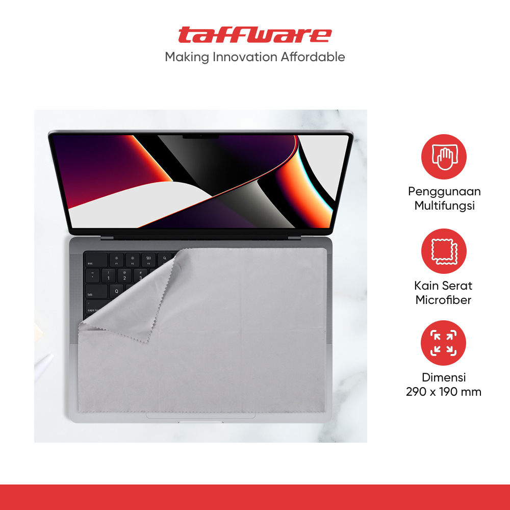Jual TaffGO Kain Keyboard Laptop Cover Lap Microfiber - AF02 | Shopee ...