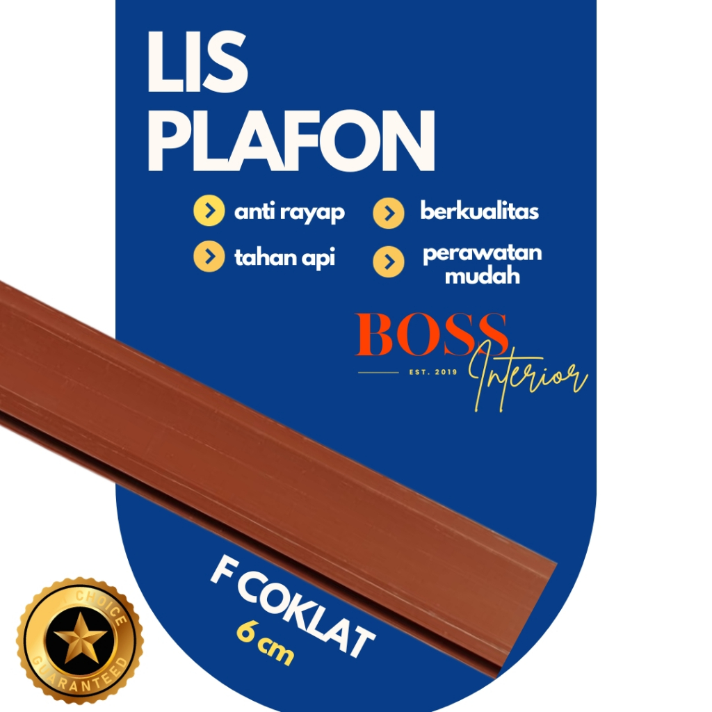 Jual Lis Plafon | List Sudut Dinding PVC Banyak Motif Warna | Lis Tutup ...