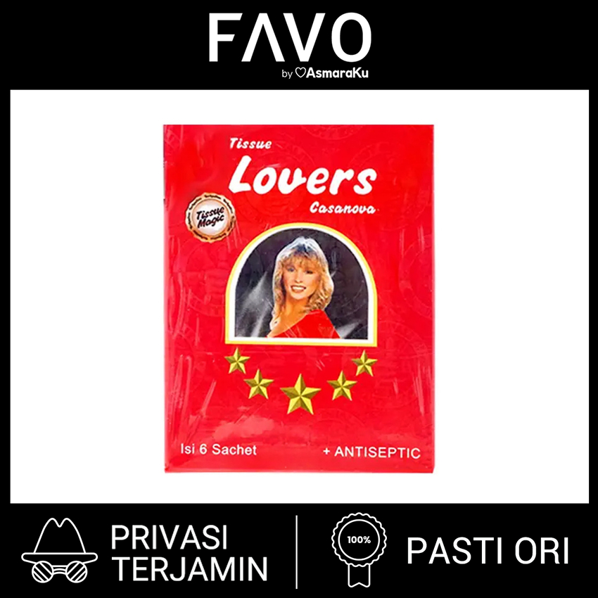 Jual Tisu Magic - Tissue Lovers for Men Casanova - 6 Sachets | Shopee ...