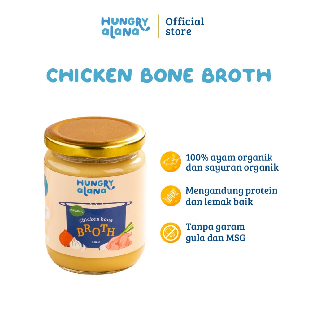 Jual Hungry Alana - Chicken Bone Broth - Kaldu Tulang Ayam | Shopee ...