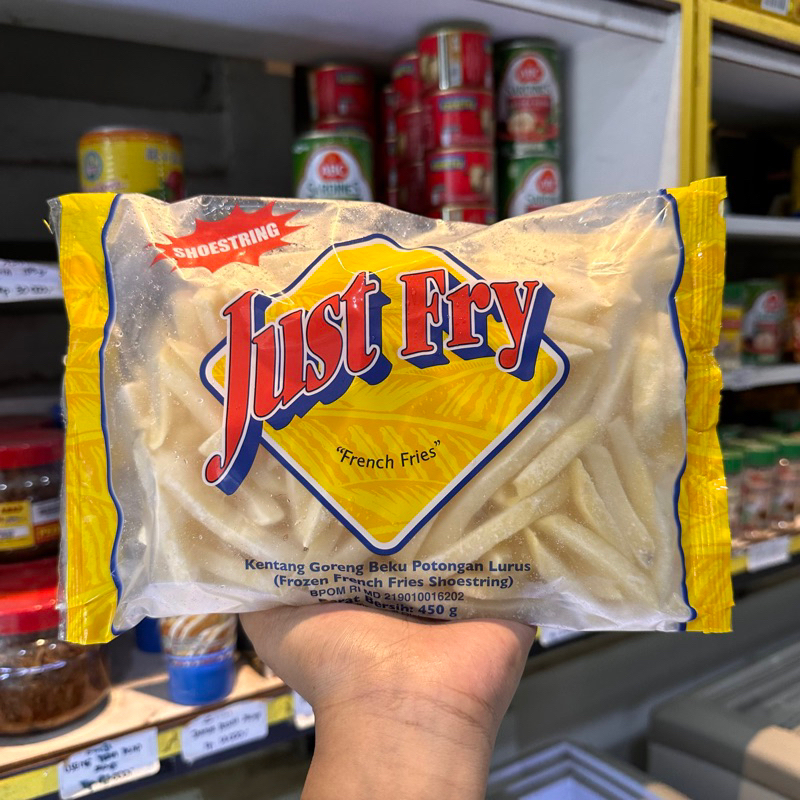 Jual Just fry kentang shoestring 900g/450g | Shopee Indonesia