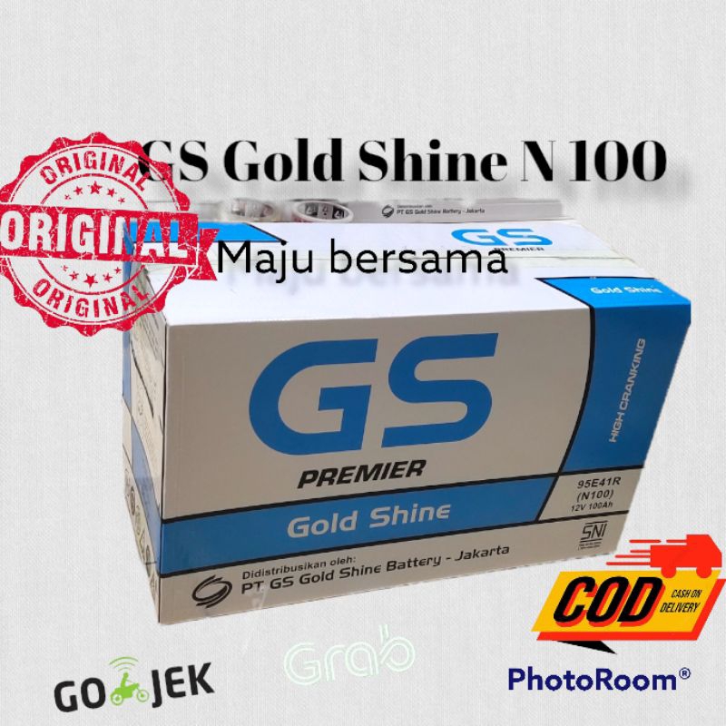 Jual Aki Mobil Bus/Truck /Truk N100 Aki basah N100 GS Gold Shine Aki ...