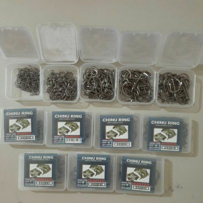 Jual Kail CHINU RING High Carbon merek HUNTER nomor 1-12 per kotak ISI ...