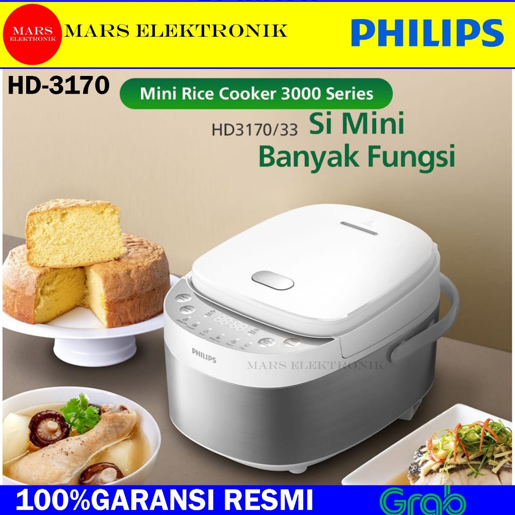 Jual RICE COOKER PHILIPS HD-3170 - 0,85LITER - MINI RICE COOKER ...