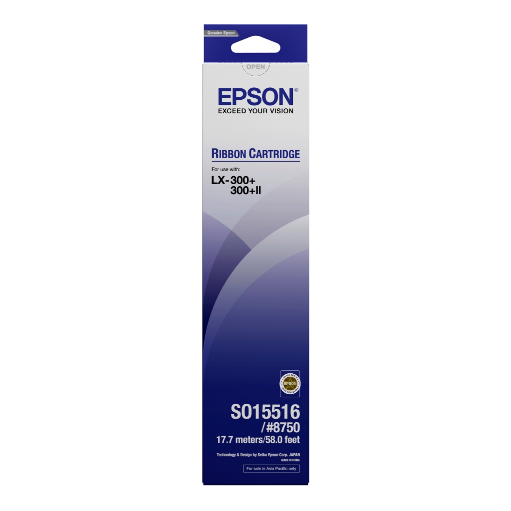 Jual Epson Ribbon Catridge 8750 SO15516 - Ribbon Cartridge Printer LX ...
