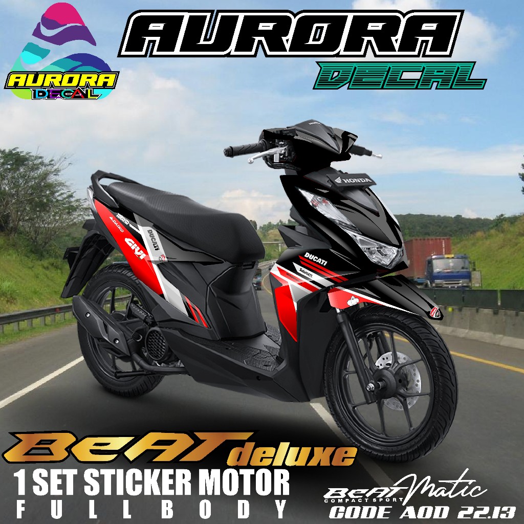 Jual COD Decal Stiker DECAL BEAT DELUXE BEAT STREET TAHUN 2020-2021 ...