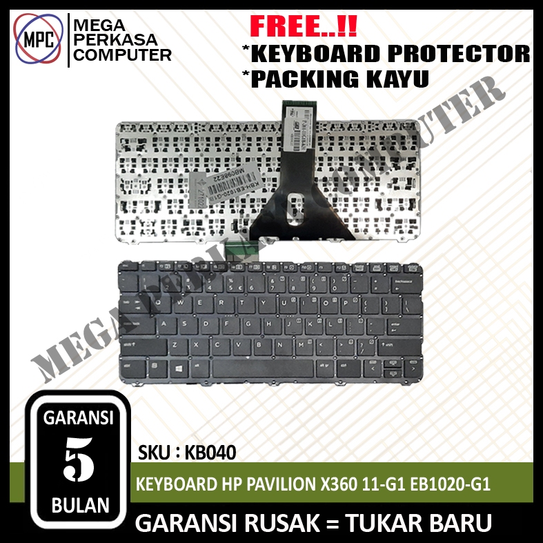 Jual KEYBOARD HP PROBOOK X360 11 G1 EB1020 G1 BLACK FREE KEYBOARD ...