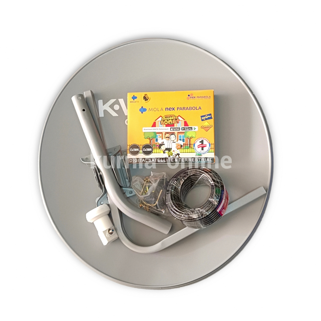 Jual Parabola mini odu 60cm kuband paket receiver nex mola parabola ...