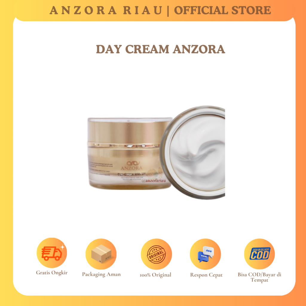 Jual CREAM SIANG| DAY CREAM GLOW ACNE & ADS ANZORA | Shopee Indonesia
