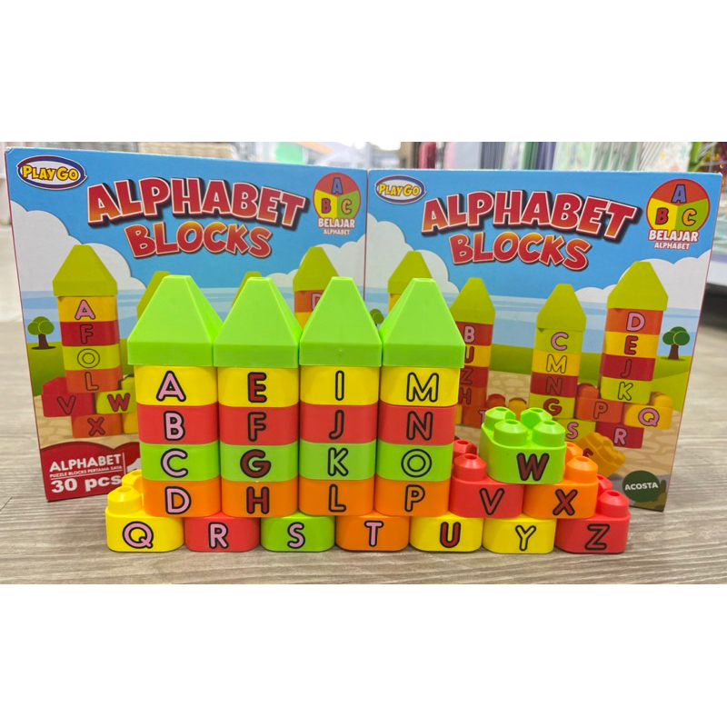 Jual Mainan Balok Susun / Mainan Edukasi Anak / Animal Blocks ...
