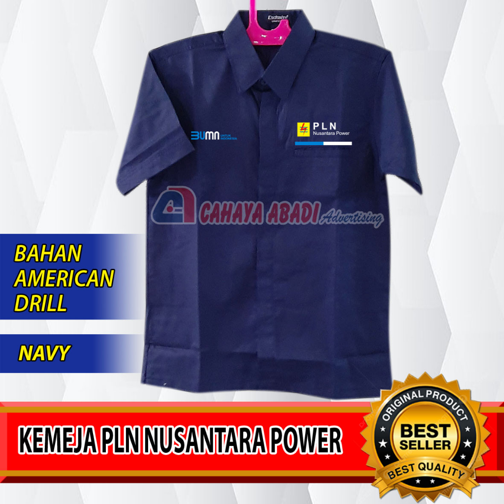 Jual Kemeja BUMN PLN Nusantara Power Seragam BUMN PLN Nusantara Power ...