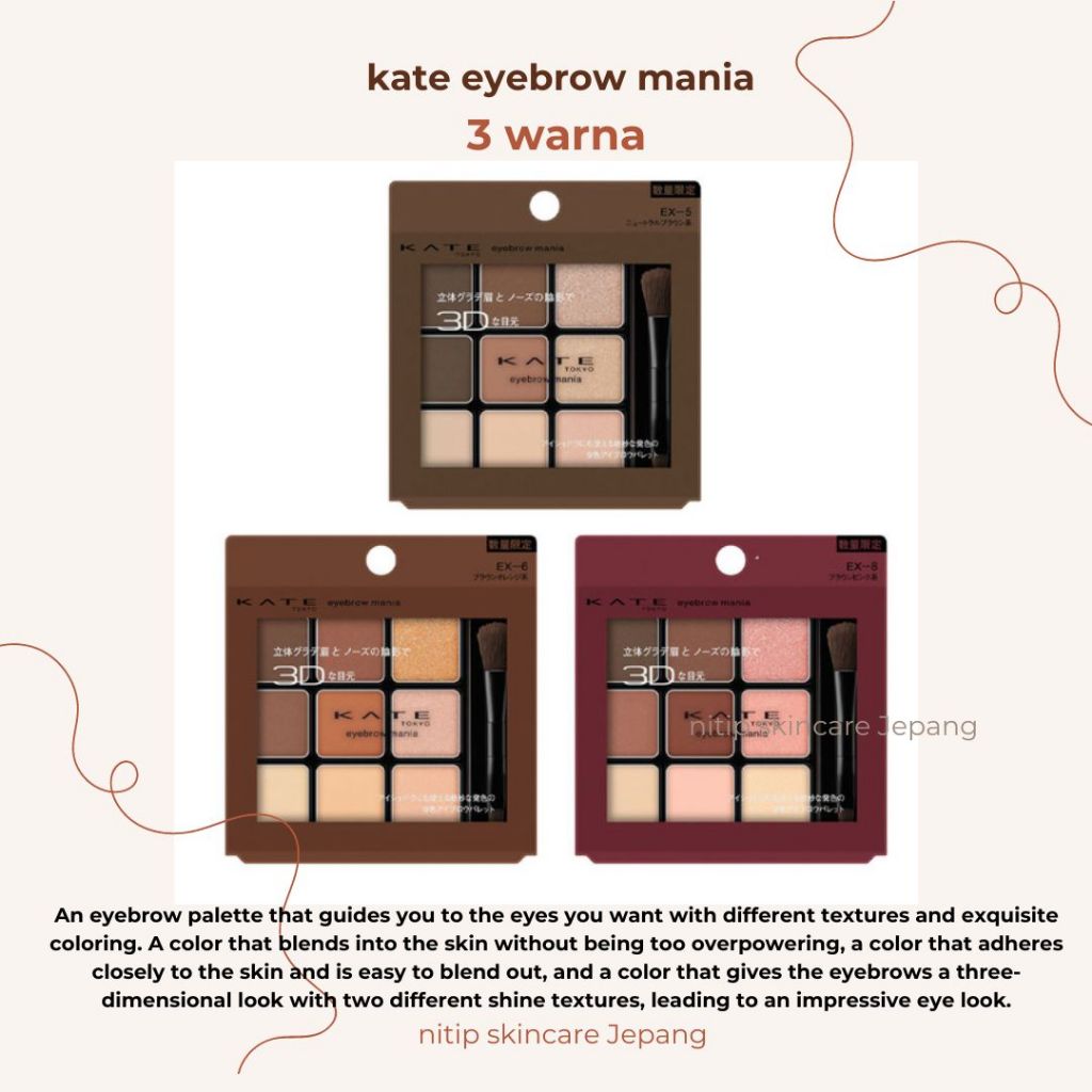 Jual PO Jepang-- kate eyebrow mania original JAPAN, kate eyebrow ...