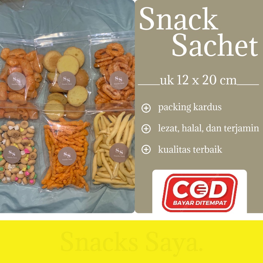 Jual Aneka Snack Sachet Mulai dari seribuan Makanan Ringan / Cemilan ...