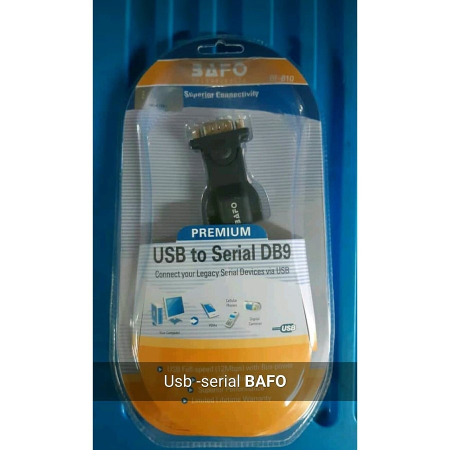 Jual Kabel USB to Serial DB9 RS-232 BAFO BF-810 Premium Quality Superior | Shopee Indonesia