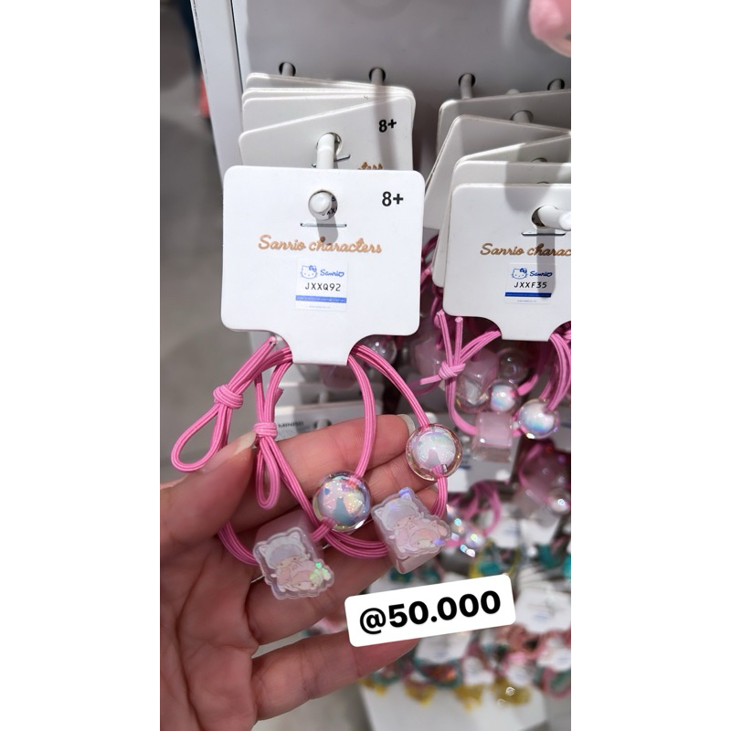 Jual Jepitan Rambut Sanrio X Miniso Kuromi , My melody , Cinnamoroll ...