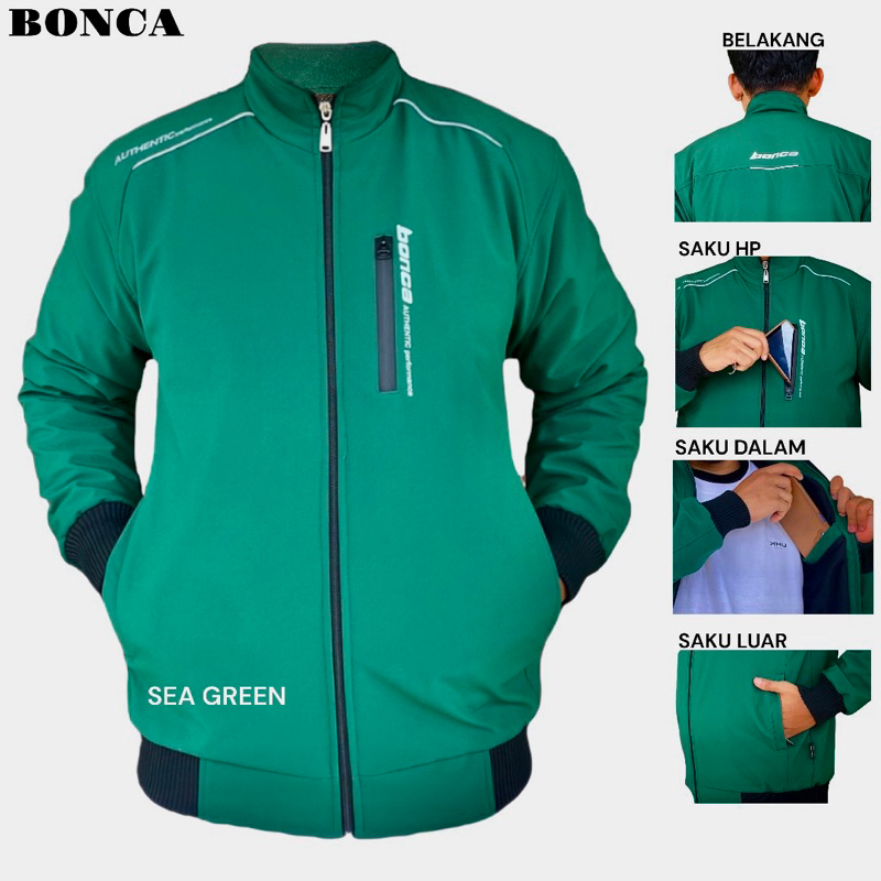 Jual Bonca Jacket Motor Dan Santai Tahan Air Dan Angin Bonding Micro ...
