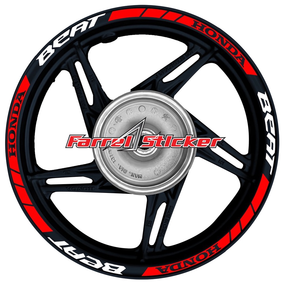 Jual stiker velg sticker velk honda beat | Shopee Indonesia