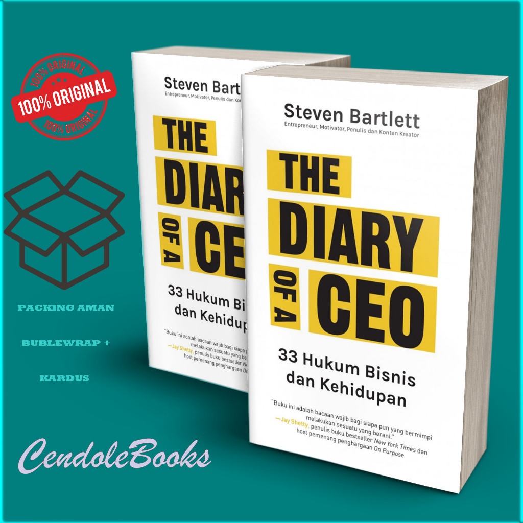 Jual Buku The Diary of a CEO : 33 Hukum Bisnis dan Kehidupan - Steven ...