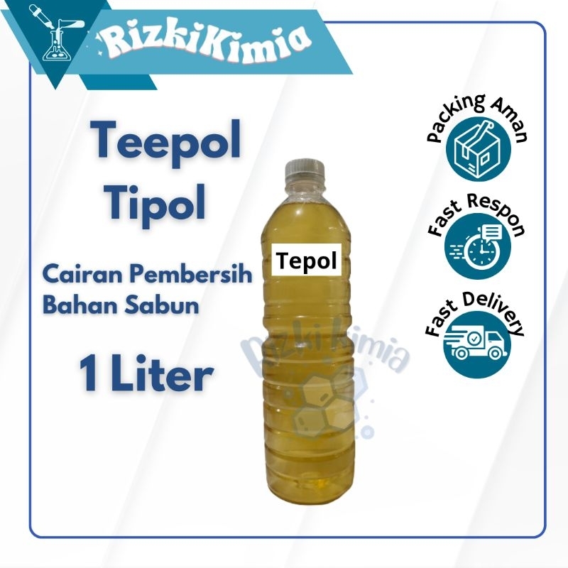 Jual Teepol Tipol Tippol Tepol Cairan Pembersih Sabun 1 Liter | Shopee Indonesia