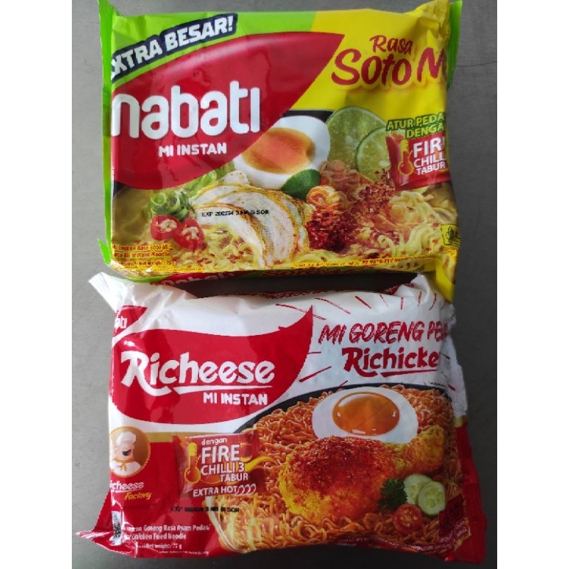 Jual Richeese Nabati Mie Goreng/ Kuah | Shopee Indonesia